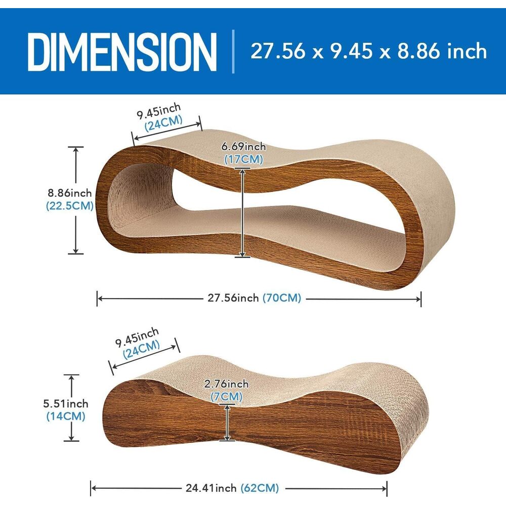 Modern Cat Scratcher & Lounge – Sleek, Sturdy, Comfortable ...